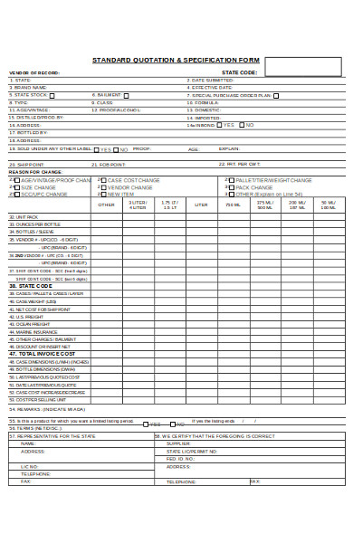 FREE 10+ Price Quote Forms in MS Word | PDF | Excel