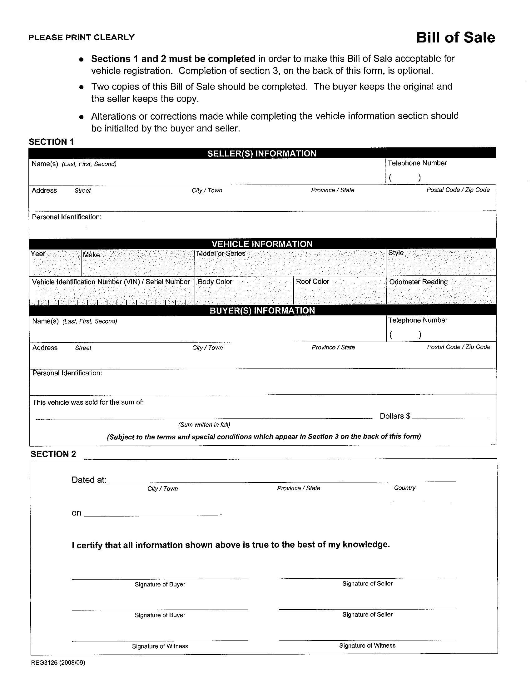 FREE 15+ Business Forms for Car Dealers in PDF