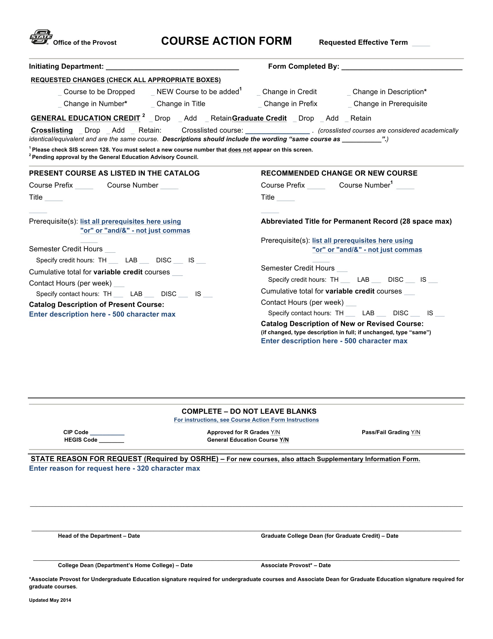 Types of Action Forms for Making Plans and Setting Goals [ With 10 ...