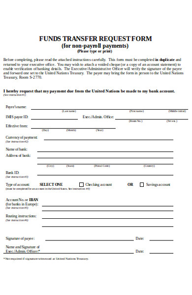 FREE 12+ Transfer Request Forms in PDF | Ms Word | Excel