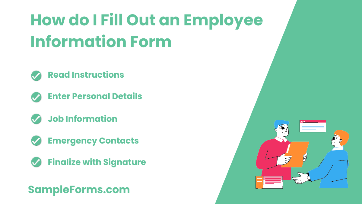FREE 12+ Employee Personal Information Form Samples, PDF, MS Word ...