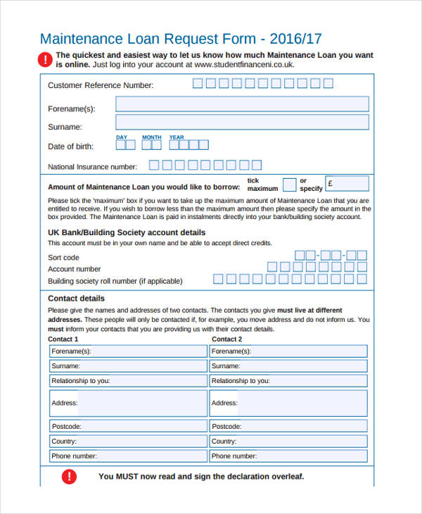 FREE 14+ Maintenance Request Form Samples, PDF, MS Word, Google Docs