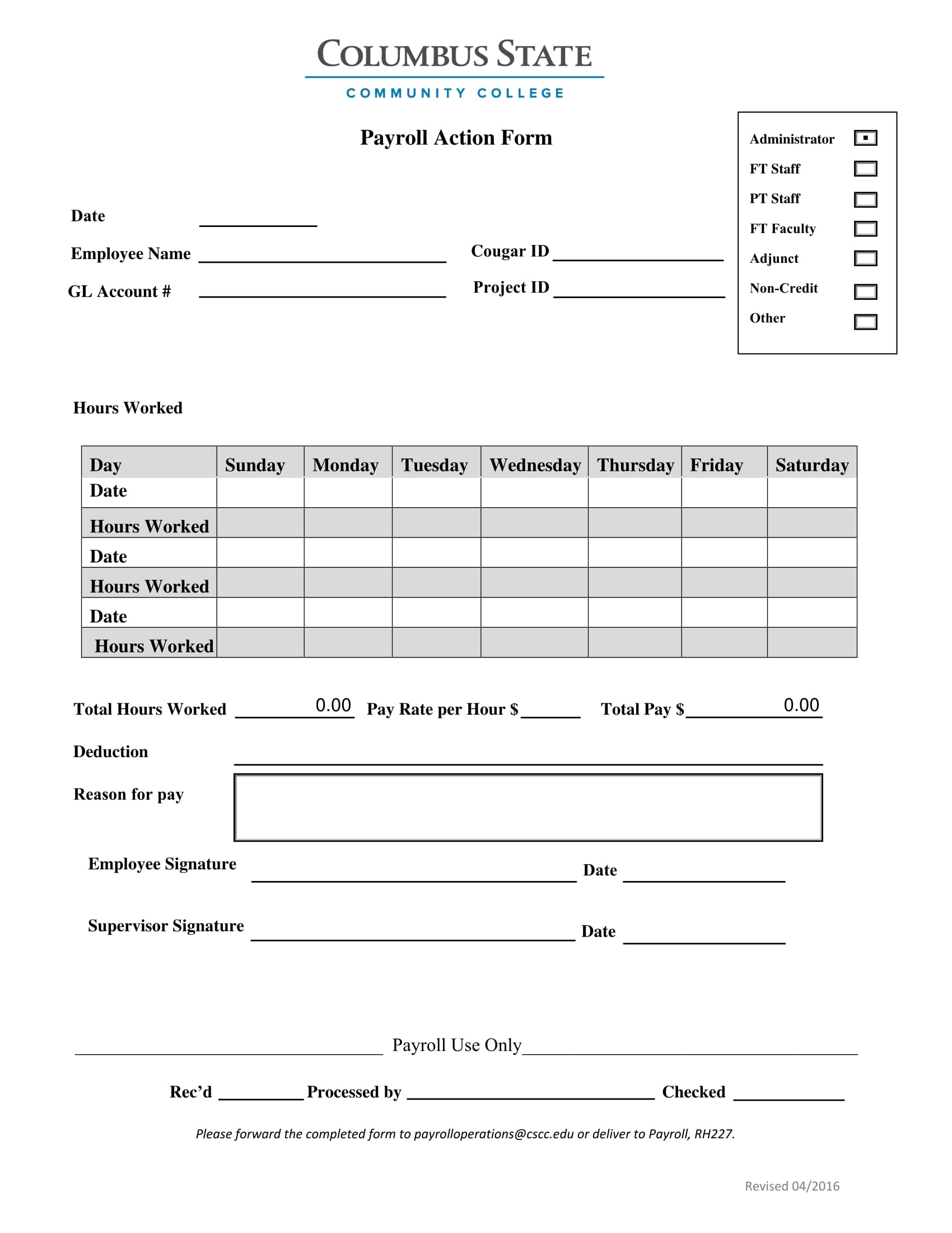 Types of Action Forms for Making Plans and Setting Goals [ With 10 ...