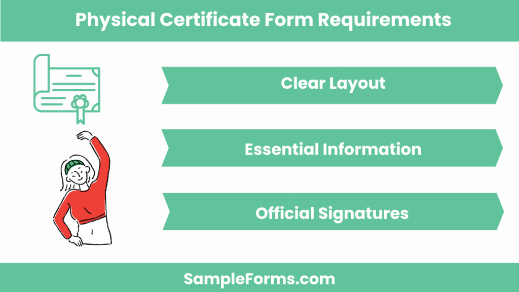 FREE 11+ Physical Certificate Form Samples, PDF, MS Word, Google Docs