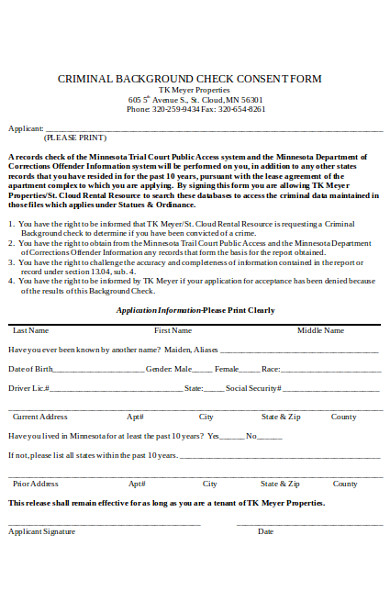 FREE 10+ Check Consent Forms in PDF | Ms Word