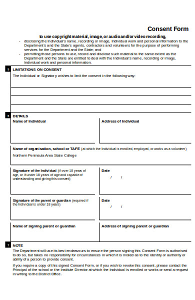 FREE 11+ Media Consent Forms in PDF | Ms Word | Excel
