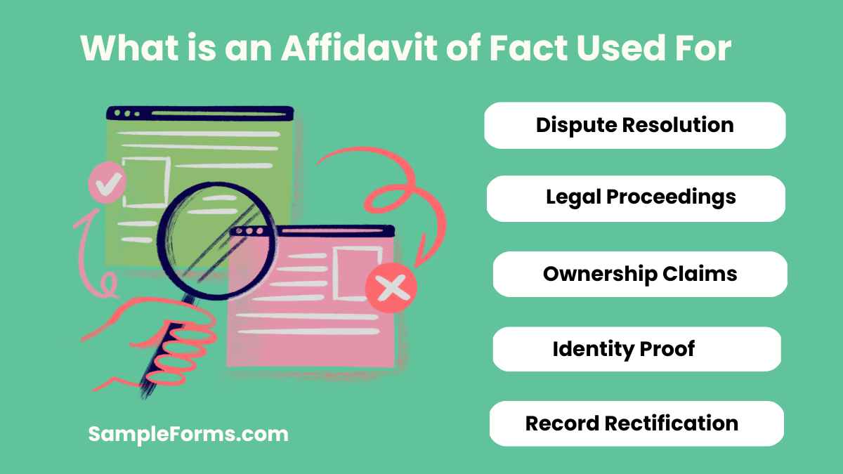 FREE 12+ Fact Affidavit Form Samples, PDF, MS Word, Google Docs