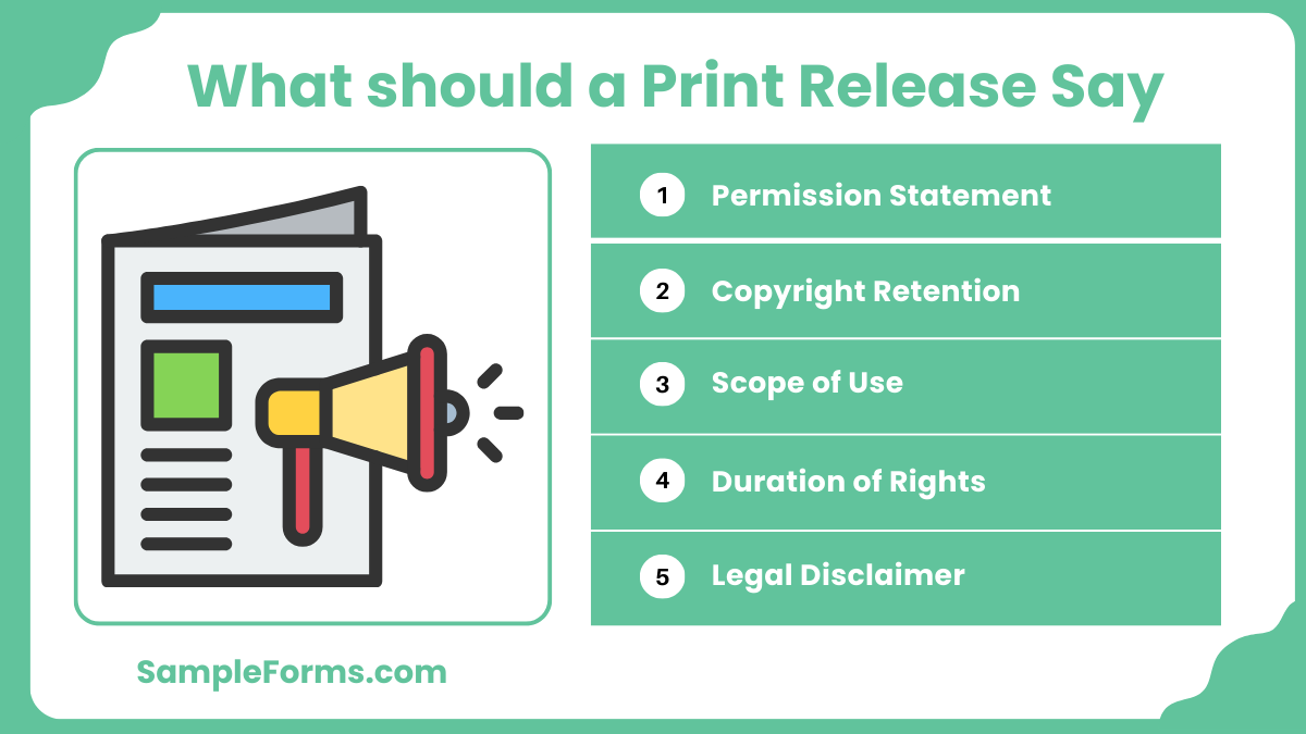 FREE 25+ Print Release Form Samples, PDF, MS Word, Google Docs