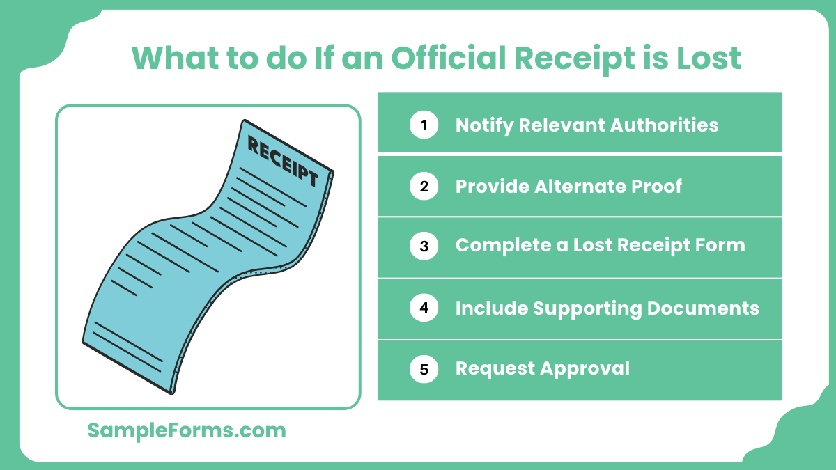 FREE 11+ Lost Receipt Form Samples, PDF, MS Word, Google Docs, Excel
