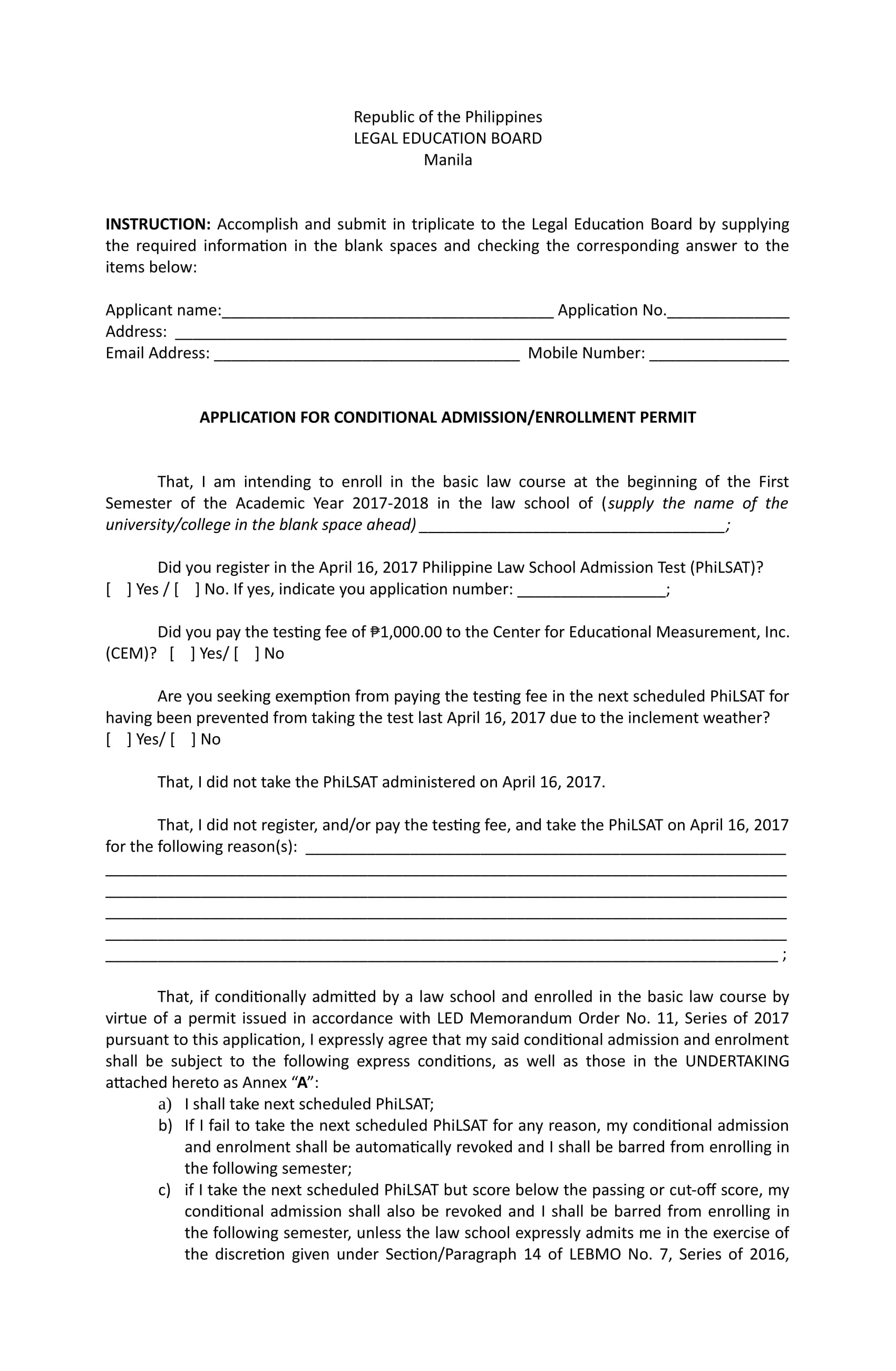 FREE 10+ Legal Application Forms in PDF | Ms Word