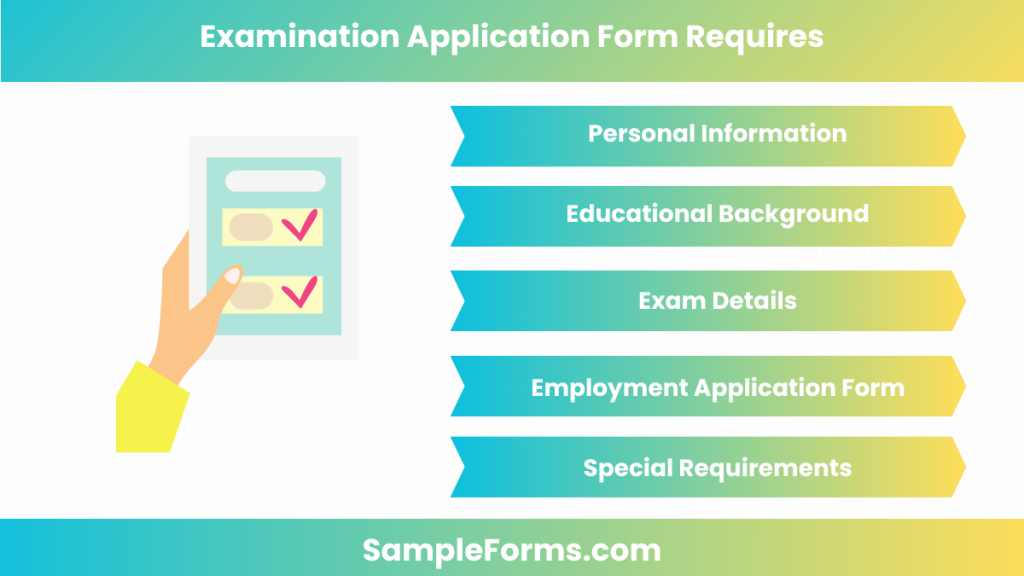 FREE 14+ Examination Application Form Samples, PDF, MS Word, Google Docs