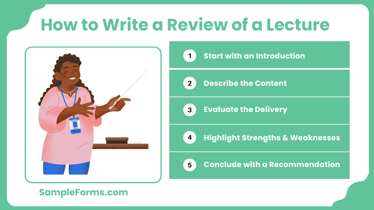 FREE 13+ Form for Lecture Feedback Samples, PDF, MS Word, Google Docs