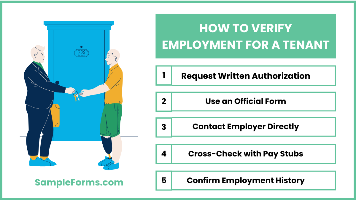 Free 13+ Tenant Employment Verification Form Samples, PDF, MS Word ...