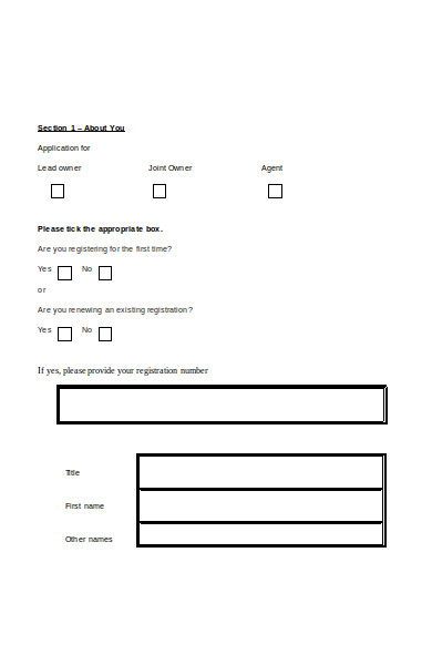 FREE 11+ Landlord Application Forms in PDF | MS Word | Excel