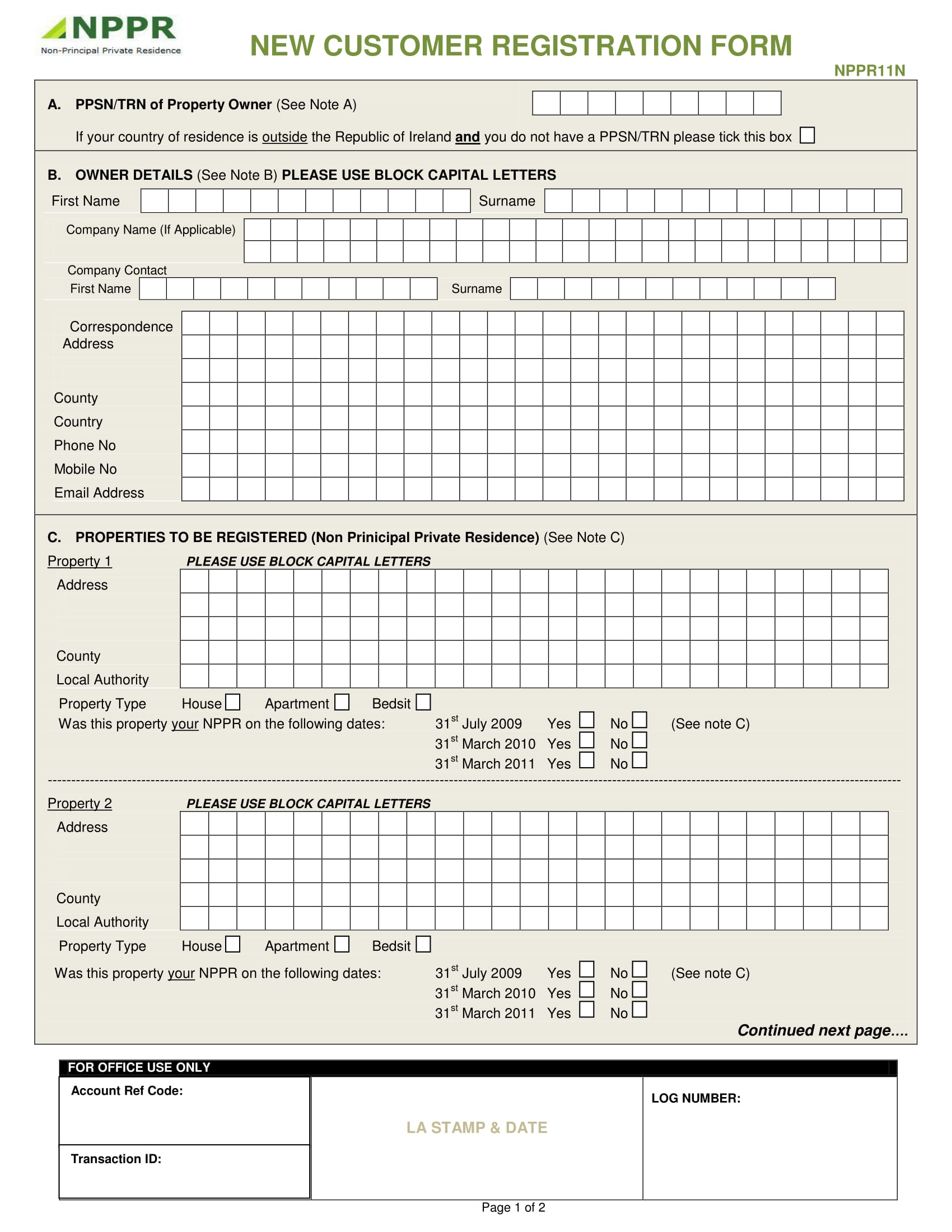 FREE 6+ New Customer Registration Forms in PDF | MS Word