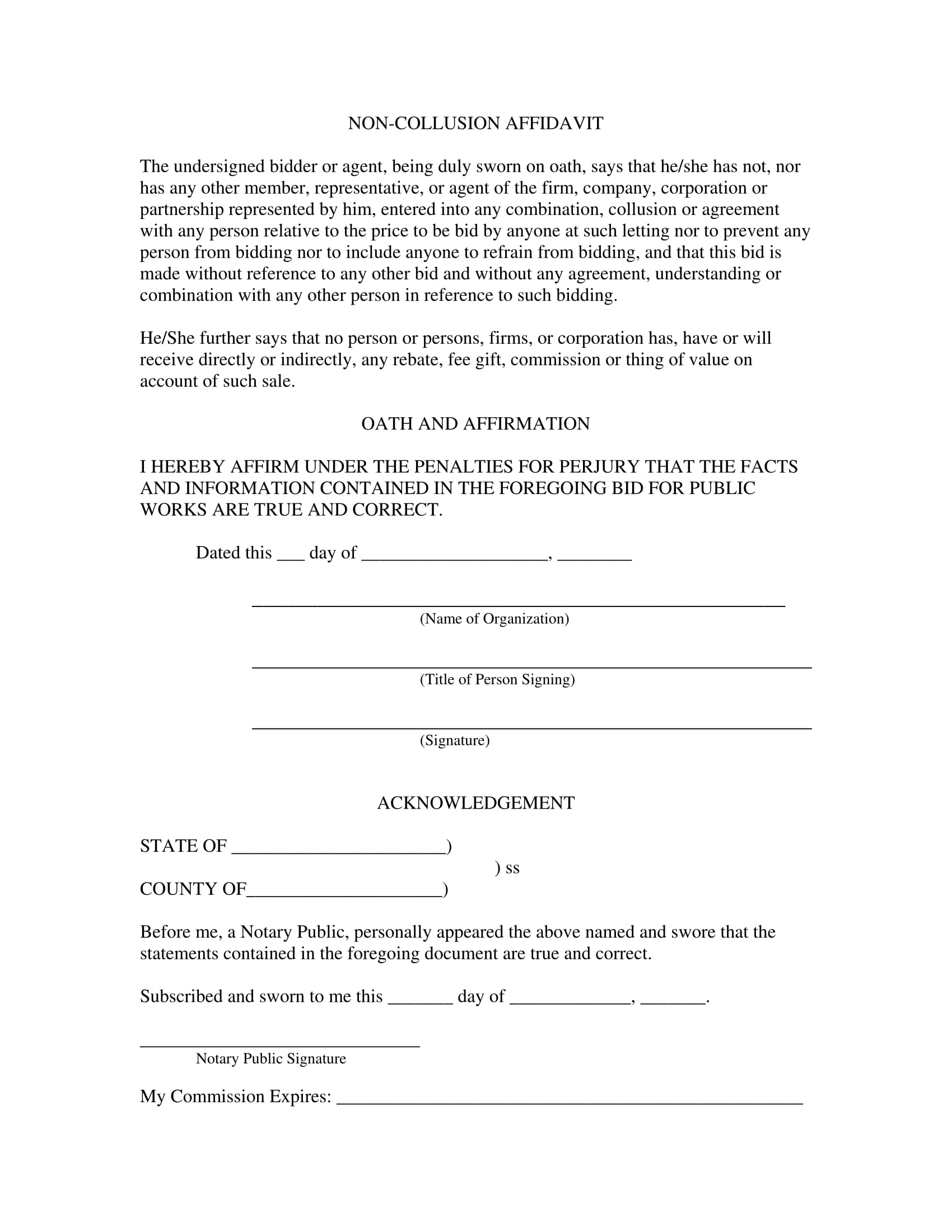 FREE 29+ Affidavit Form Samples, PDF, MS Word, Google Docs