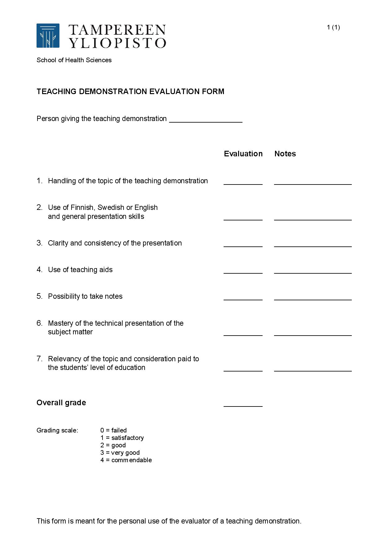 FREE 11+ Demo Feedback Forms in PDF | MS Word