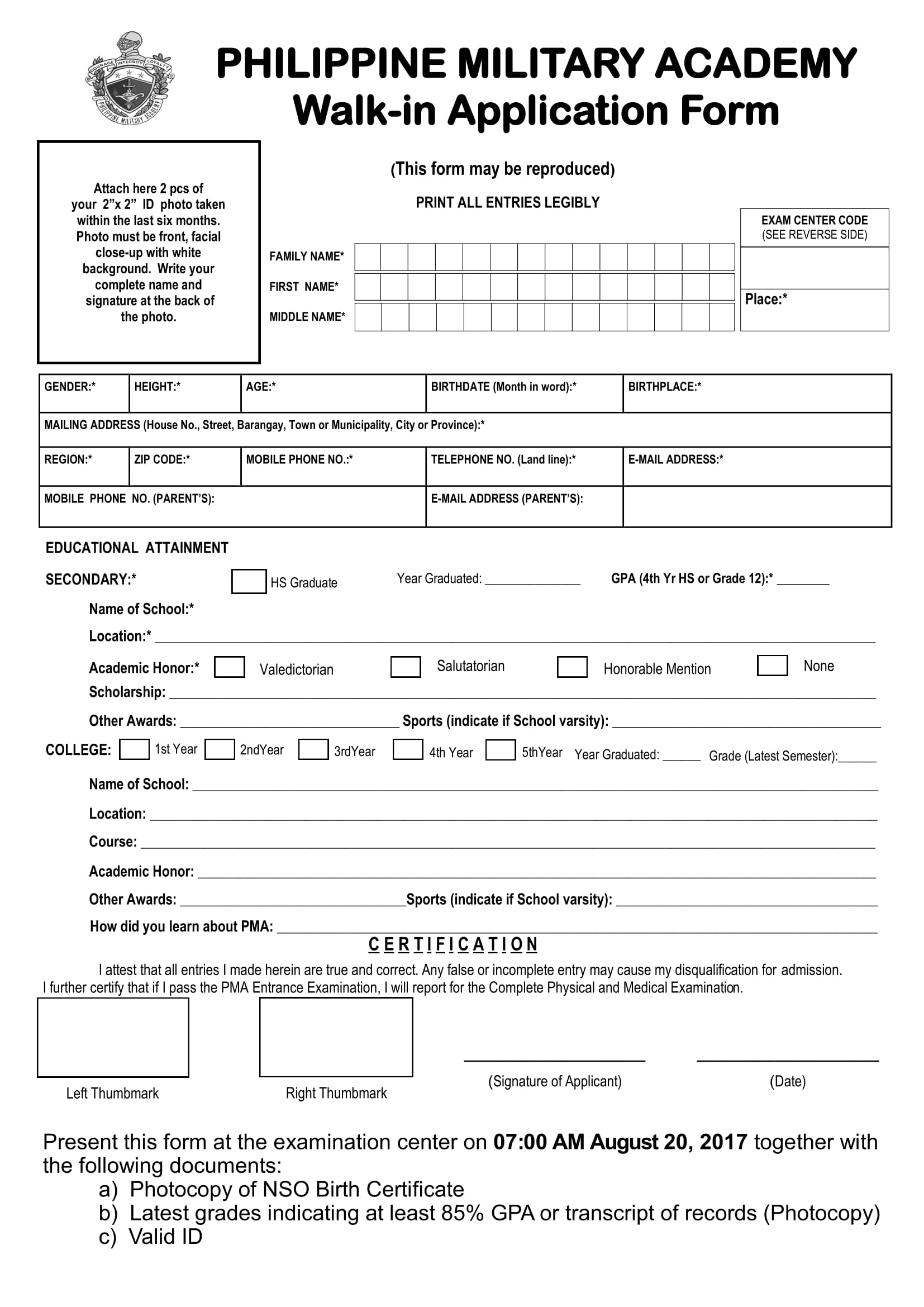 FREE 31+ Printable Application Forms in PDF | Ms Word | Excel