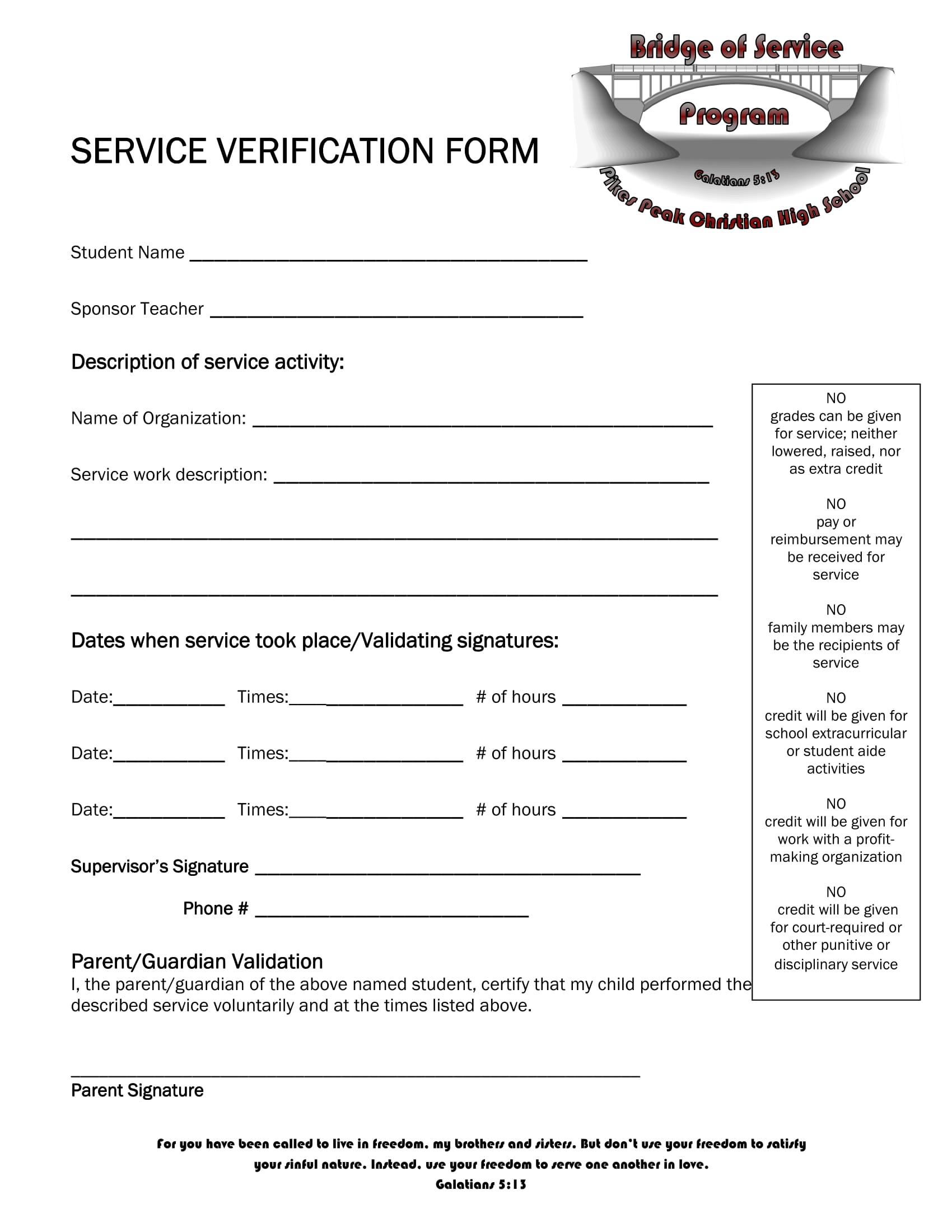 What Is a Service Verification Form? [ Uses, Samples ]
