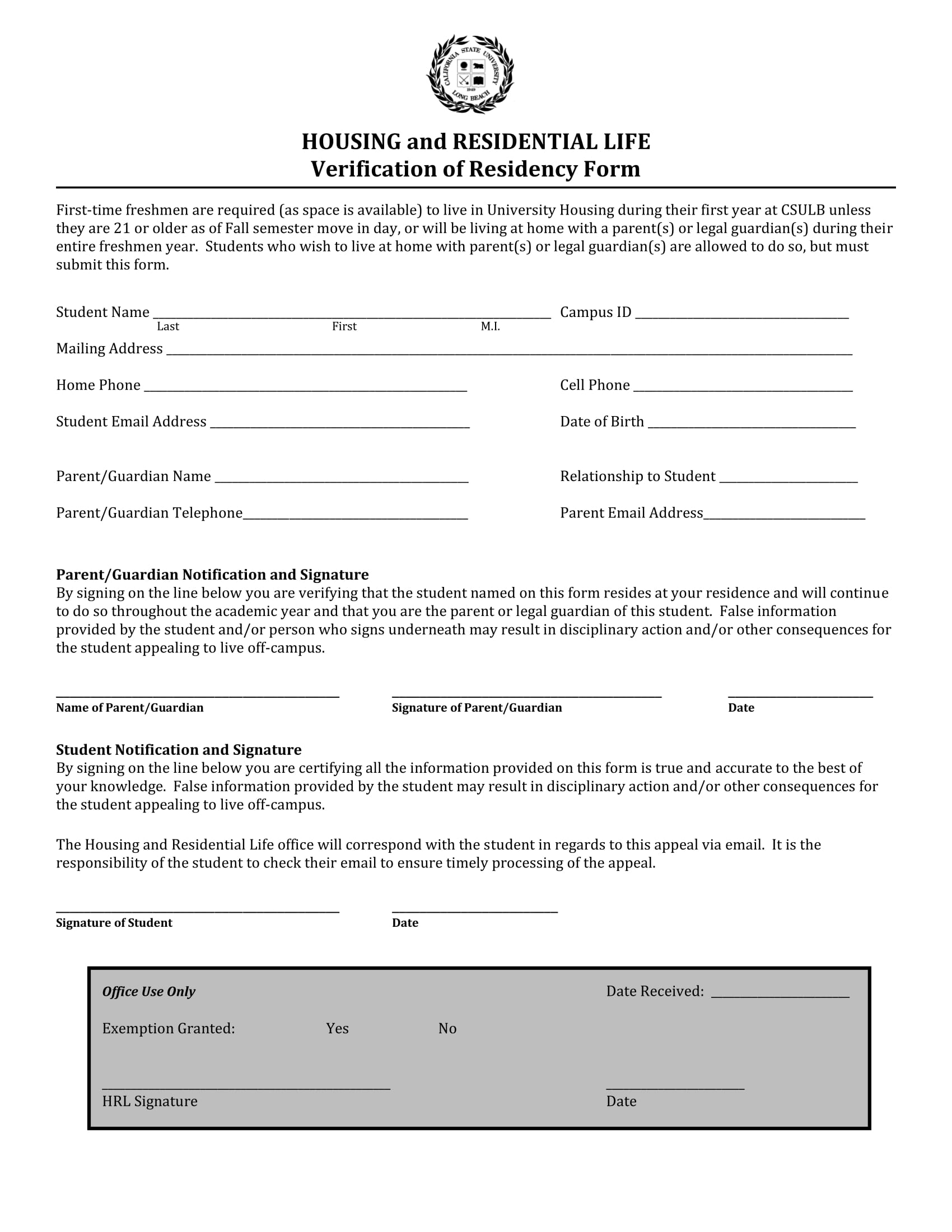 What Is A Residential Verification Types Importance Samples 