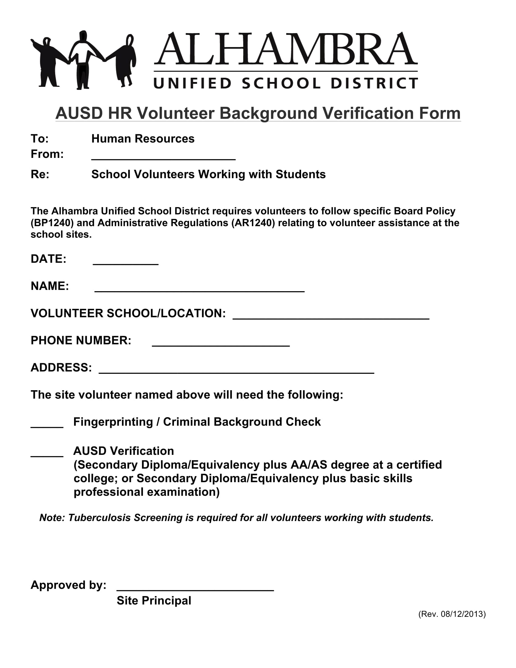 Free 13+ Background Verification Form Samples, PDF, MS Word, Google Docs