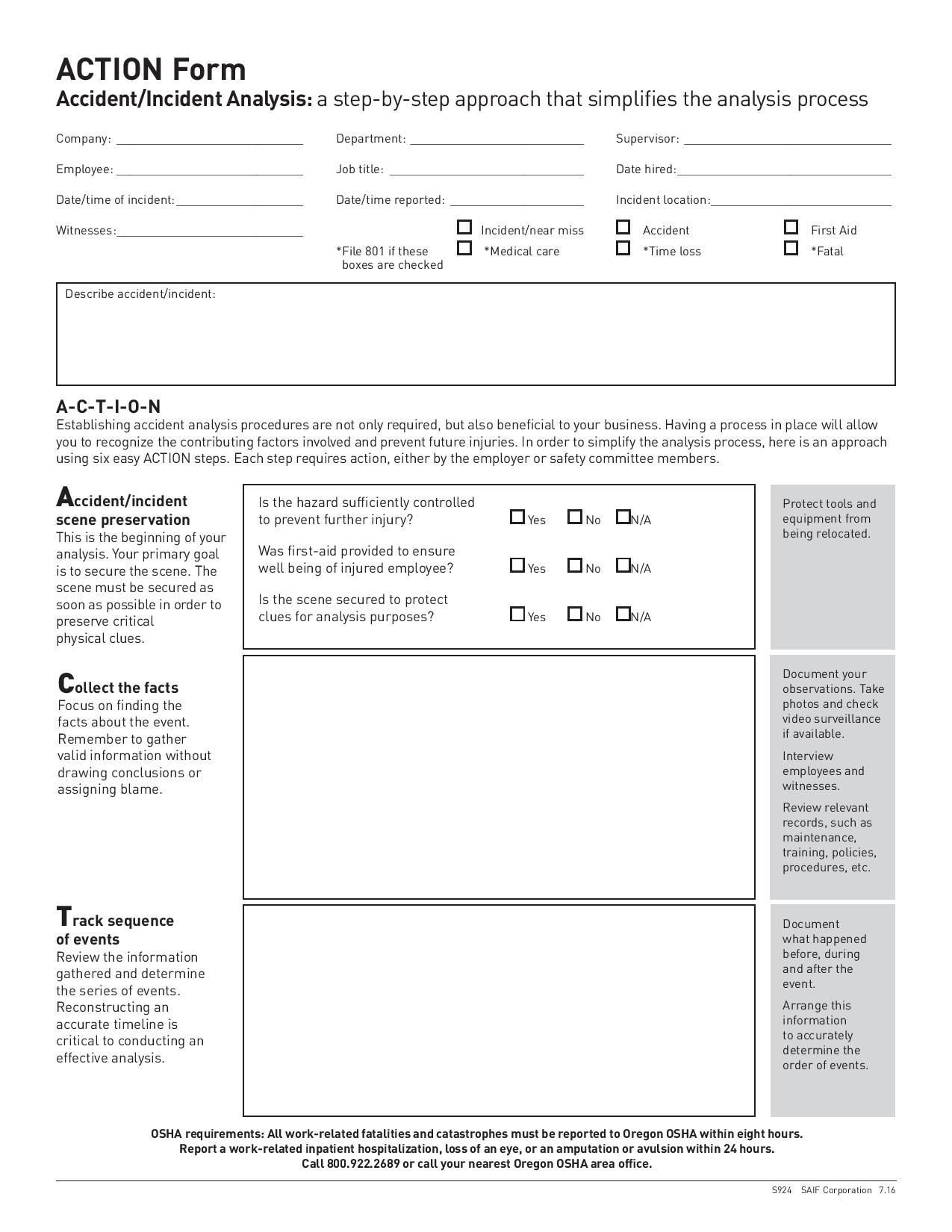 FREE 29+ Action Forms in MS Word | PDF | Excel