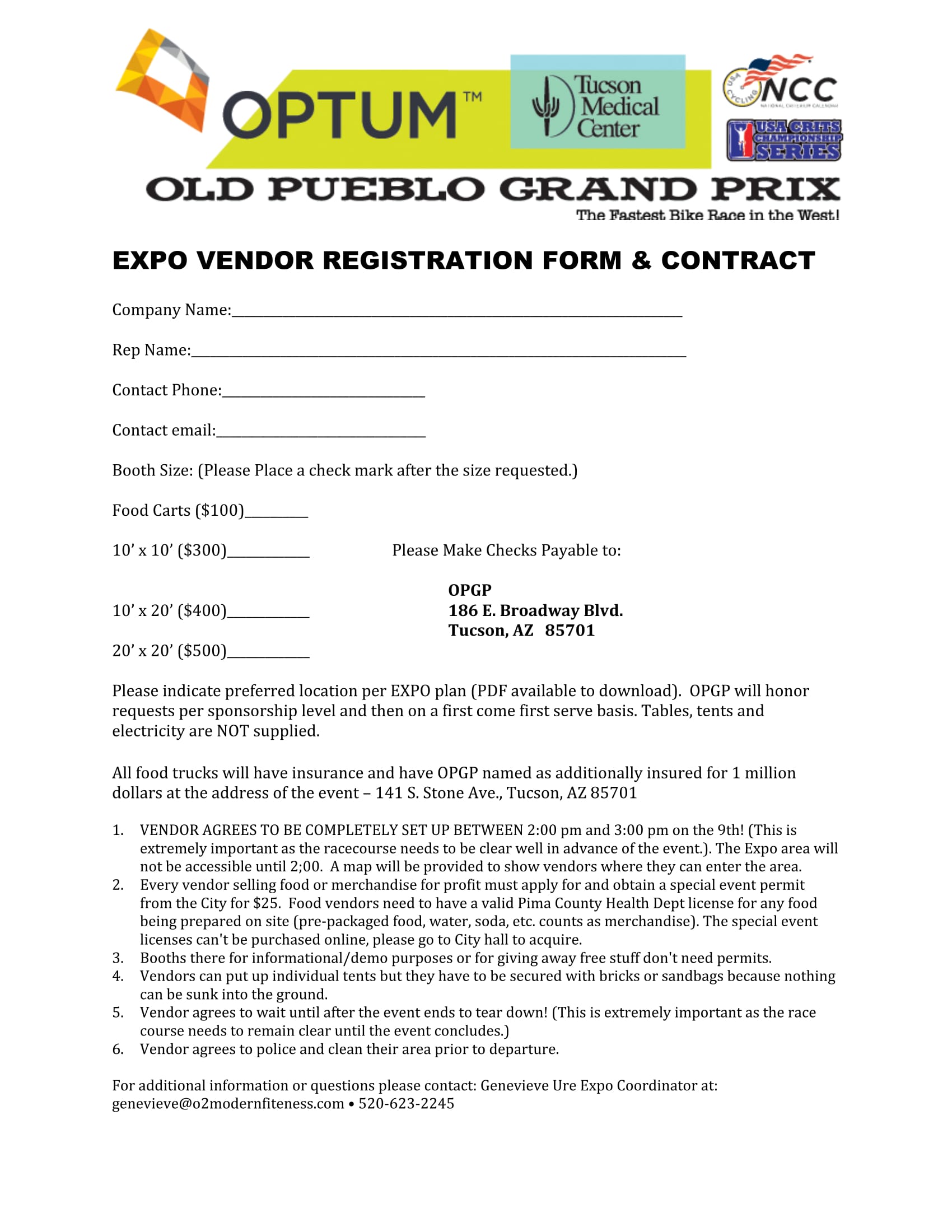 FREE 9+ Event Vendor Registration Forms in PDF | MS Word