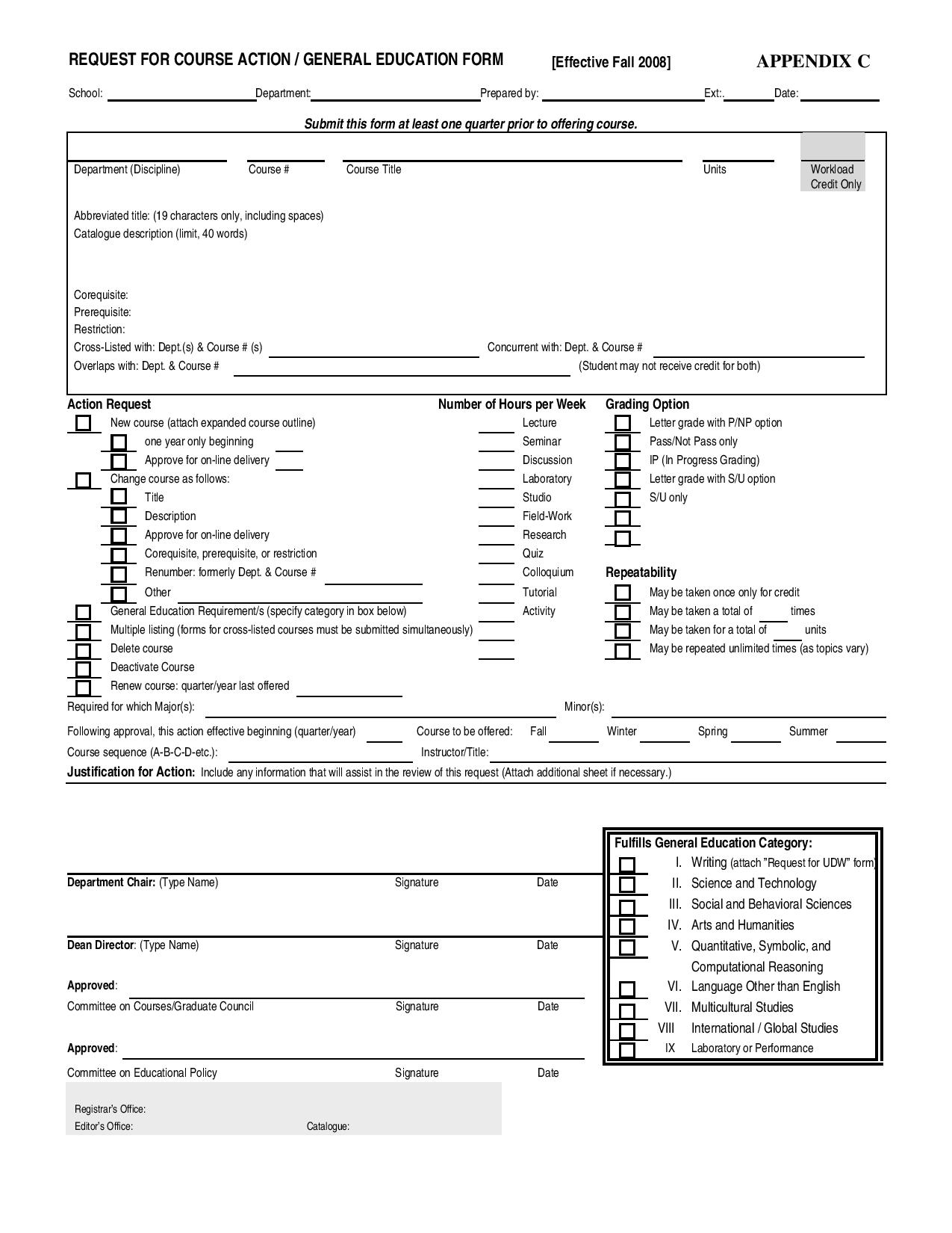 FREE 29+ Action Forms in MS Word | PDF | Excel