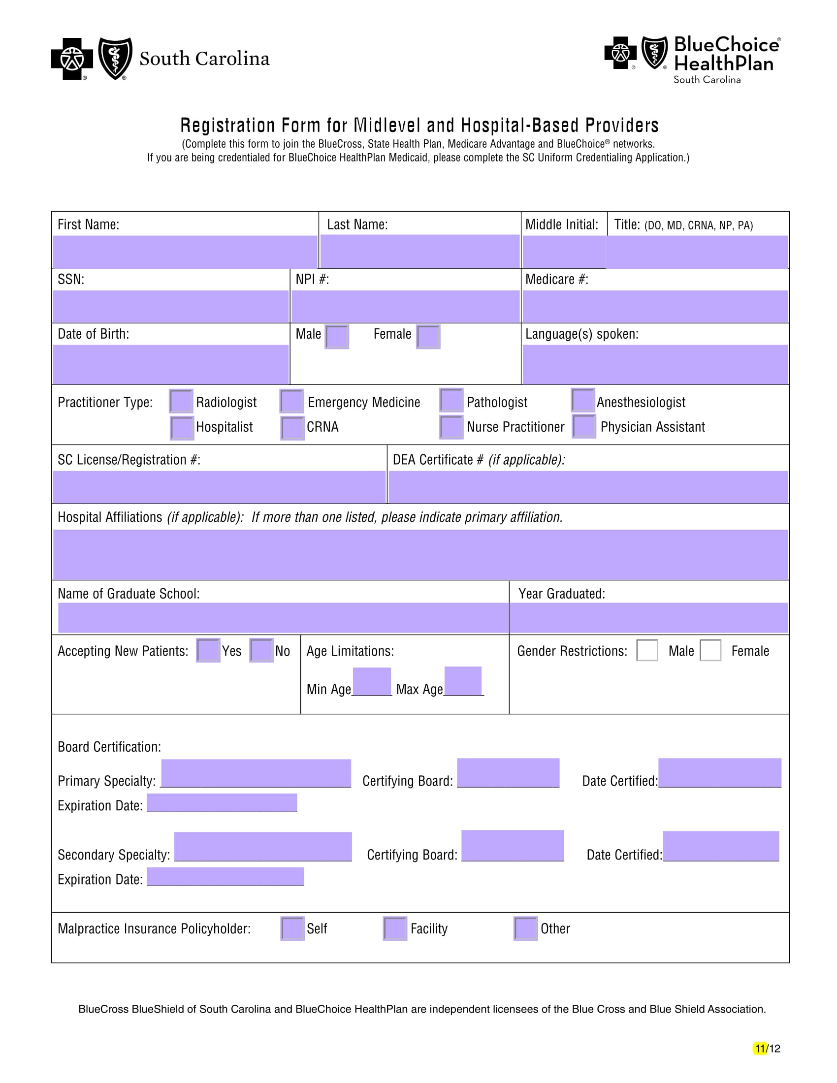 FREE 17+ Hospital Registration Form Samples, PDF, MS Word, Google Docs