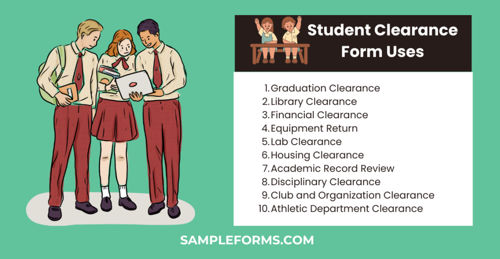 FREE 18+ Student Clearance Form Samples, PDF, MS Word, Google Docs