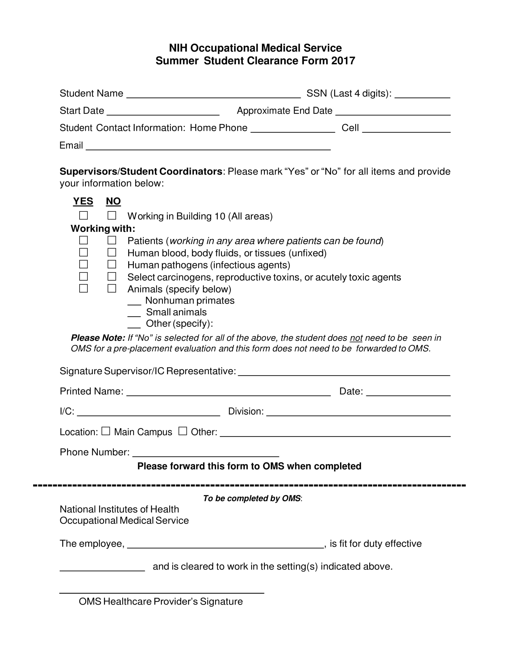FREE 18+ Student Clearance Form Samples, PDF, MS Word, Google Docs