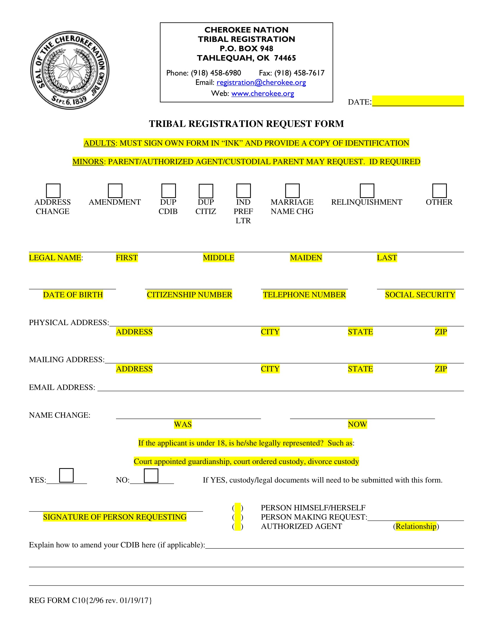 FREE 10+ Registration Request Forms in PDF | MS Word