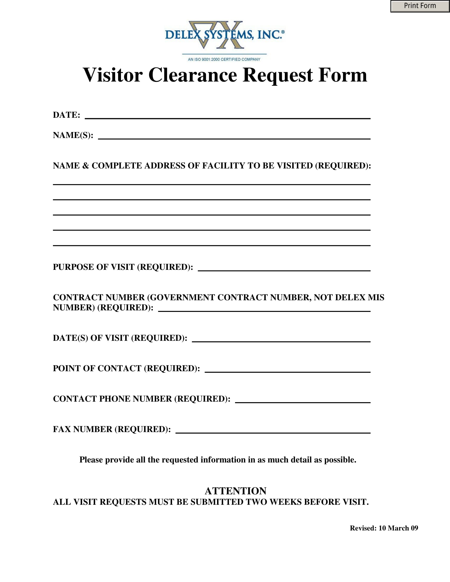 FREE 15 Clearance Request Forms in PDF | MS Word