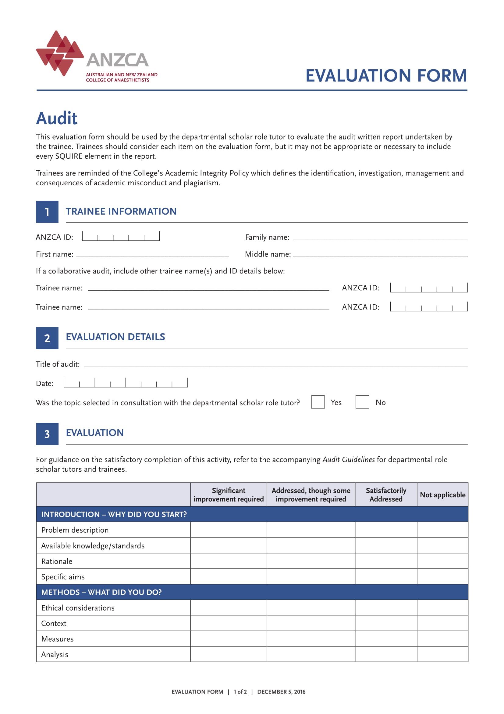 FREE 14+ Trainee Evaluation Forms in MS Word | PDF