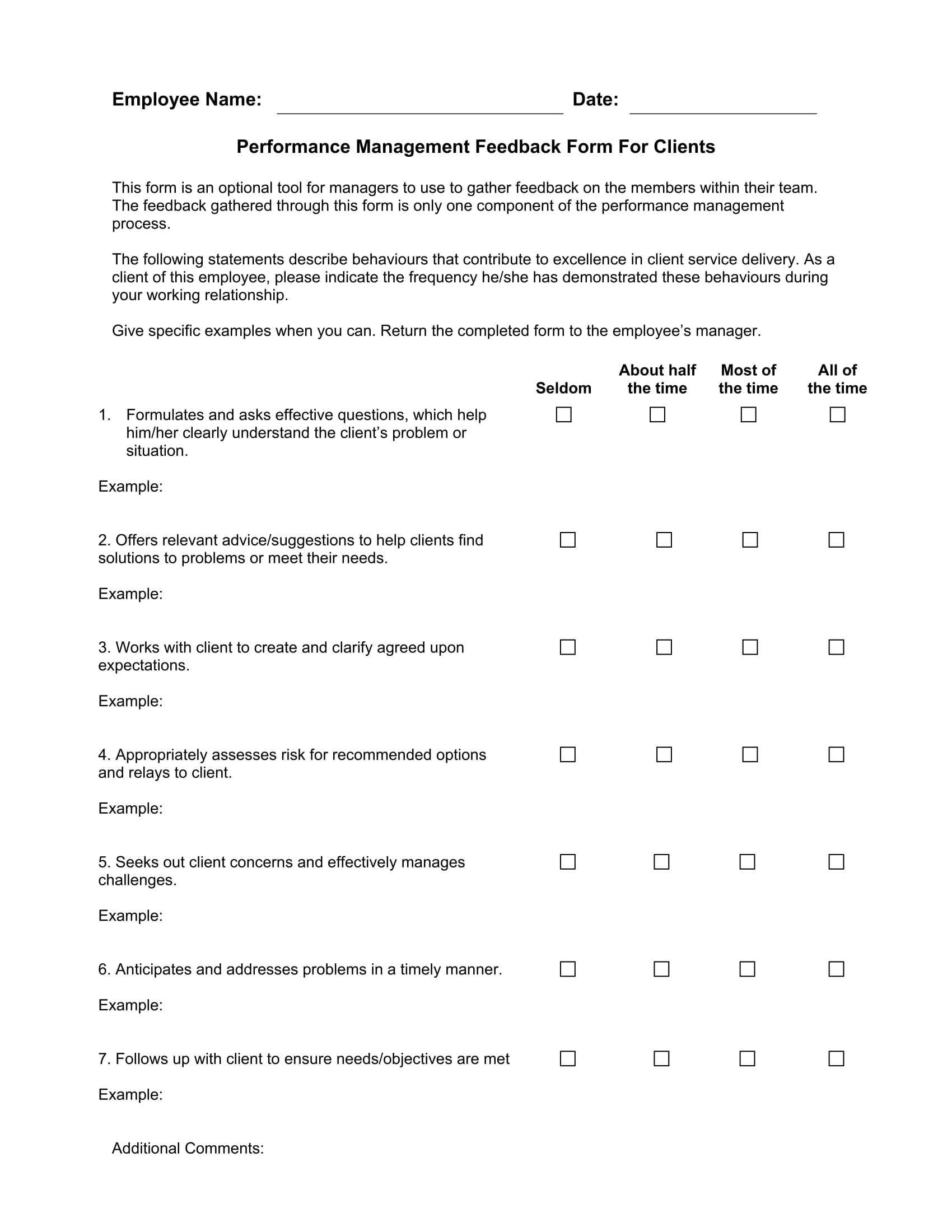 FREE 14+ Feedback Review Forms in PDF | MS Word