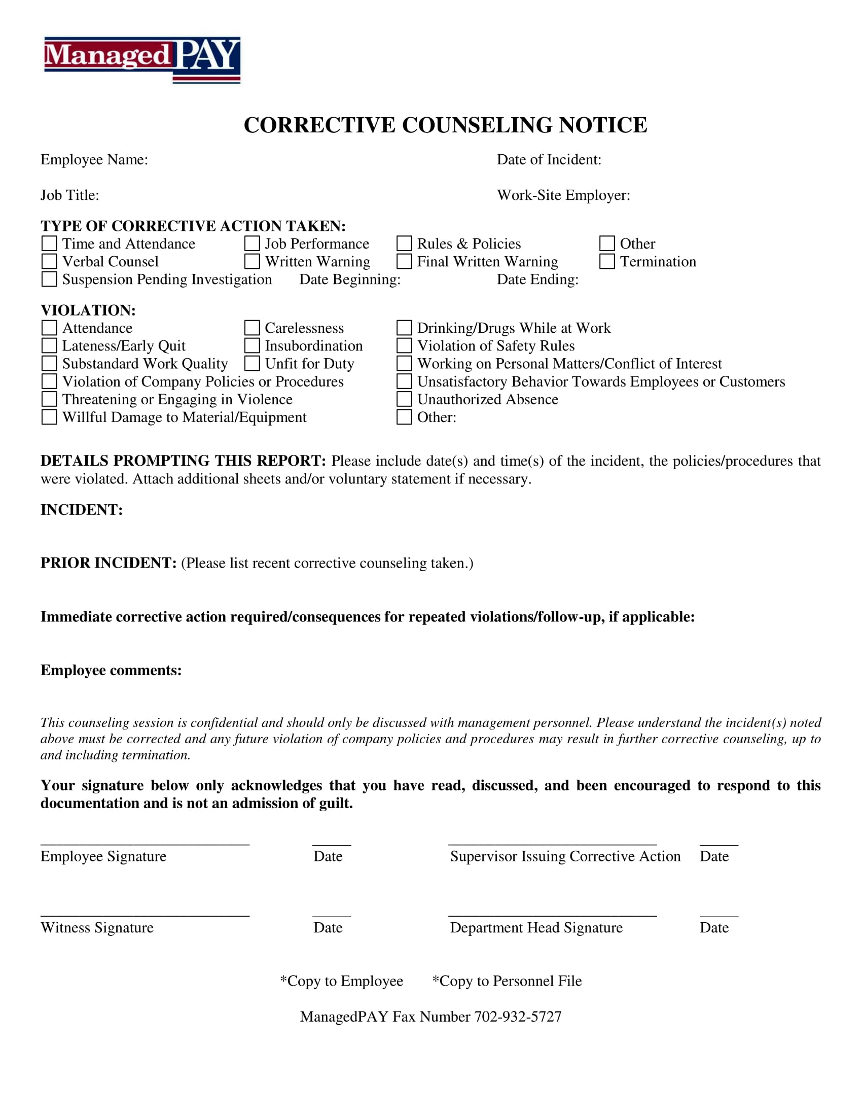 FREE 14+ Counseling Statement Forms in PDF