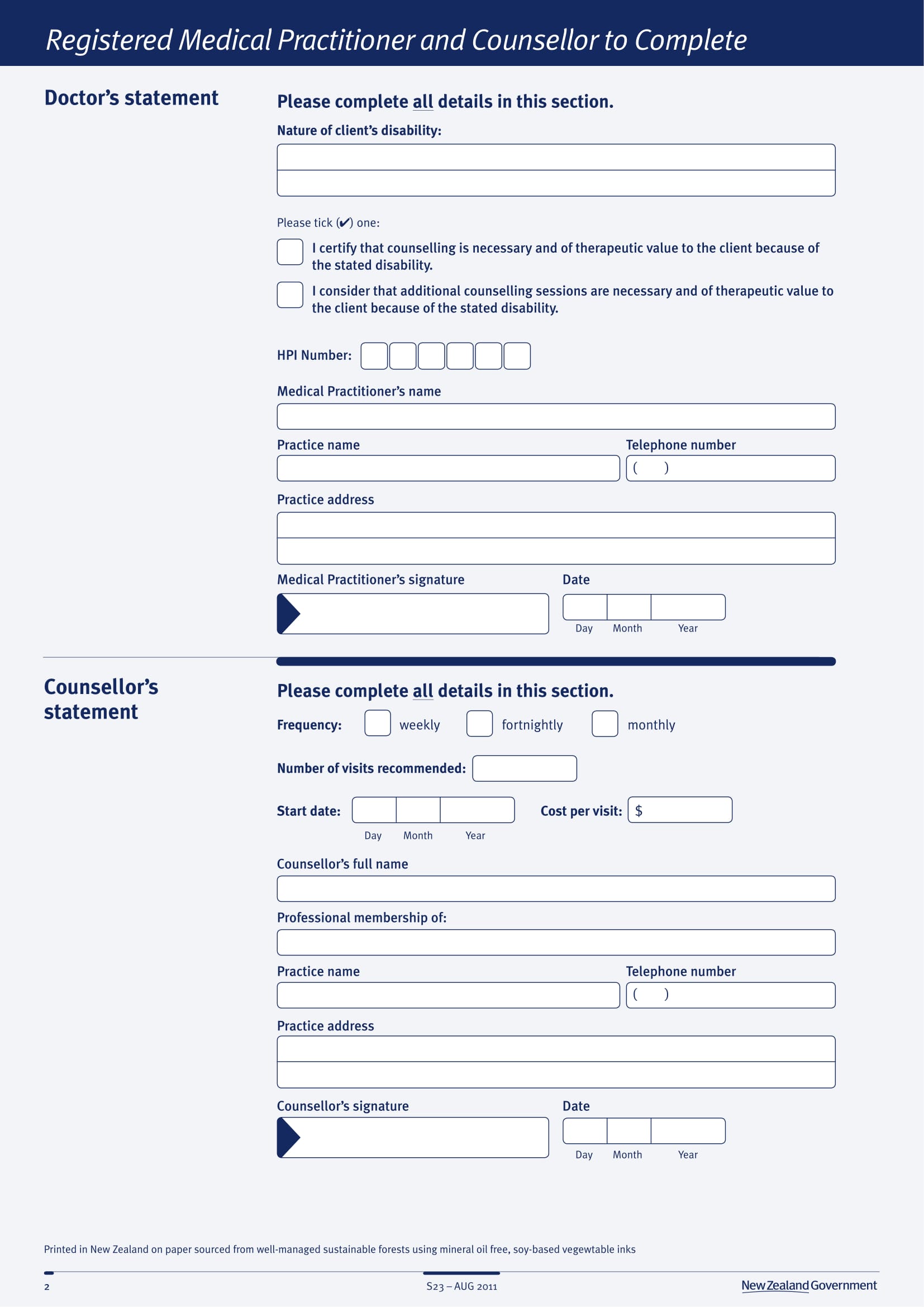 FREE 14+ Counseling Statement Forms in PDF