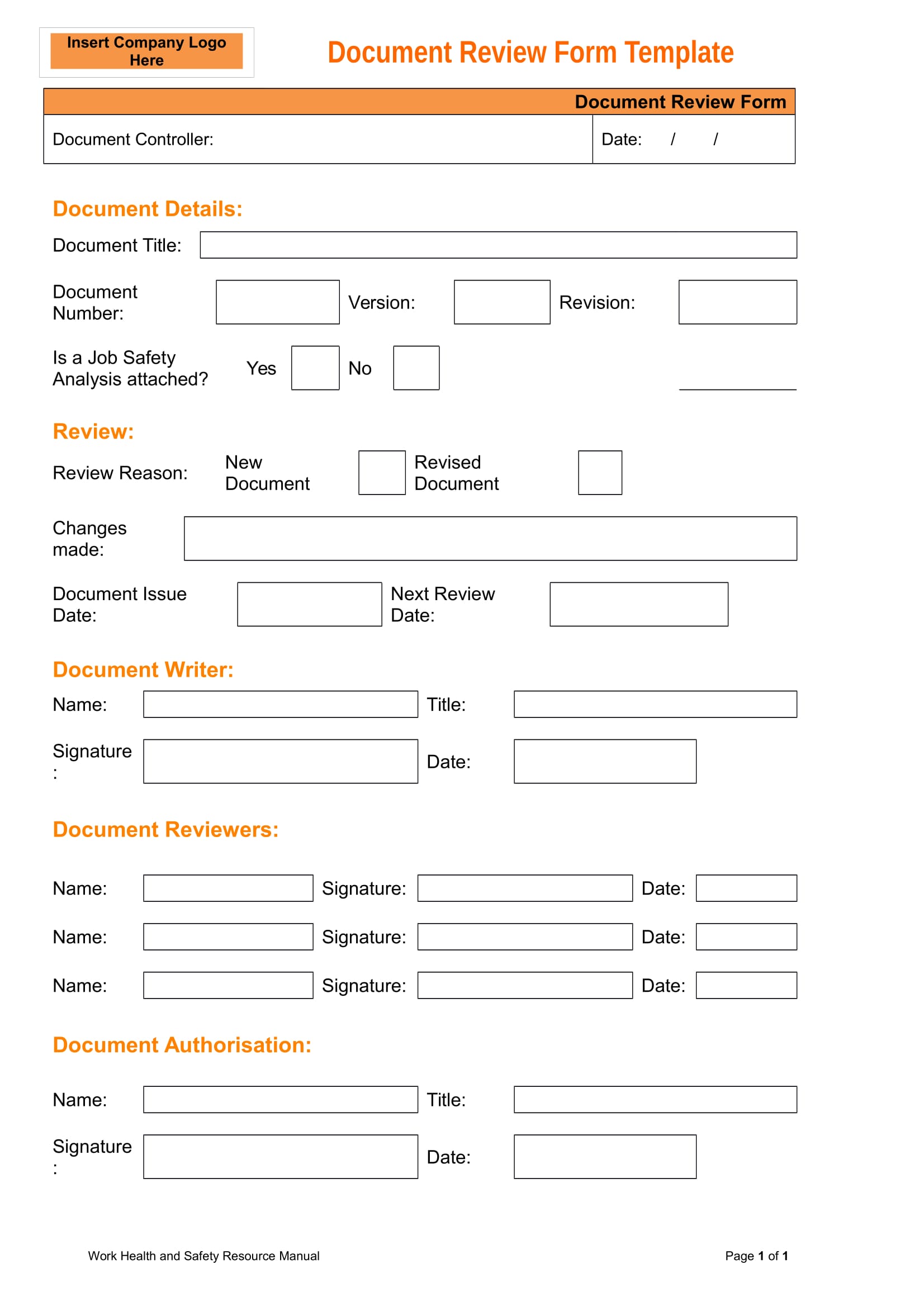 FREE 18+ Document Review Form Samples, PDF, MS Word, Google Docs
