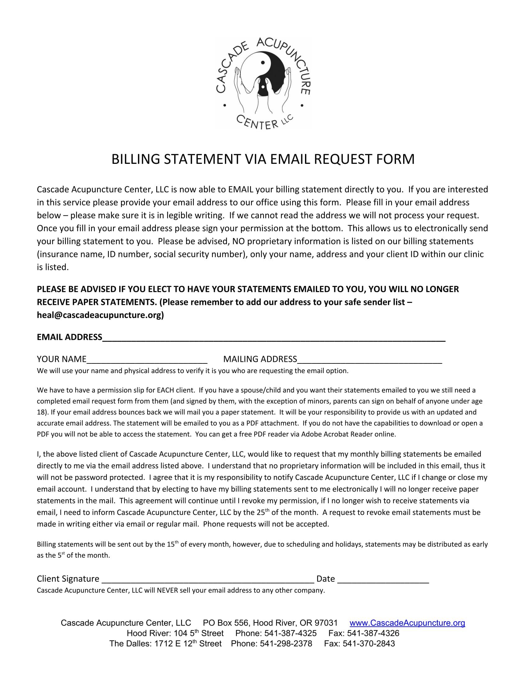 FREE 18+ Billing Statement Form Samples, PDF, MS Word, Google Docs