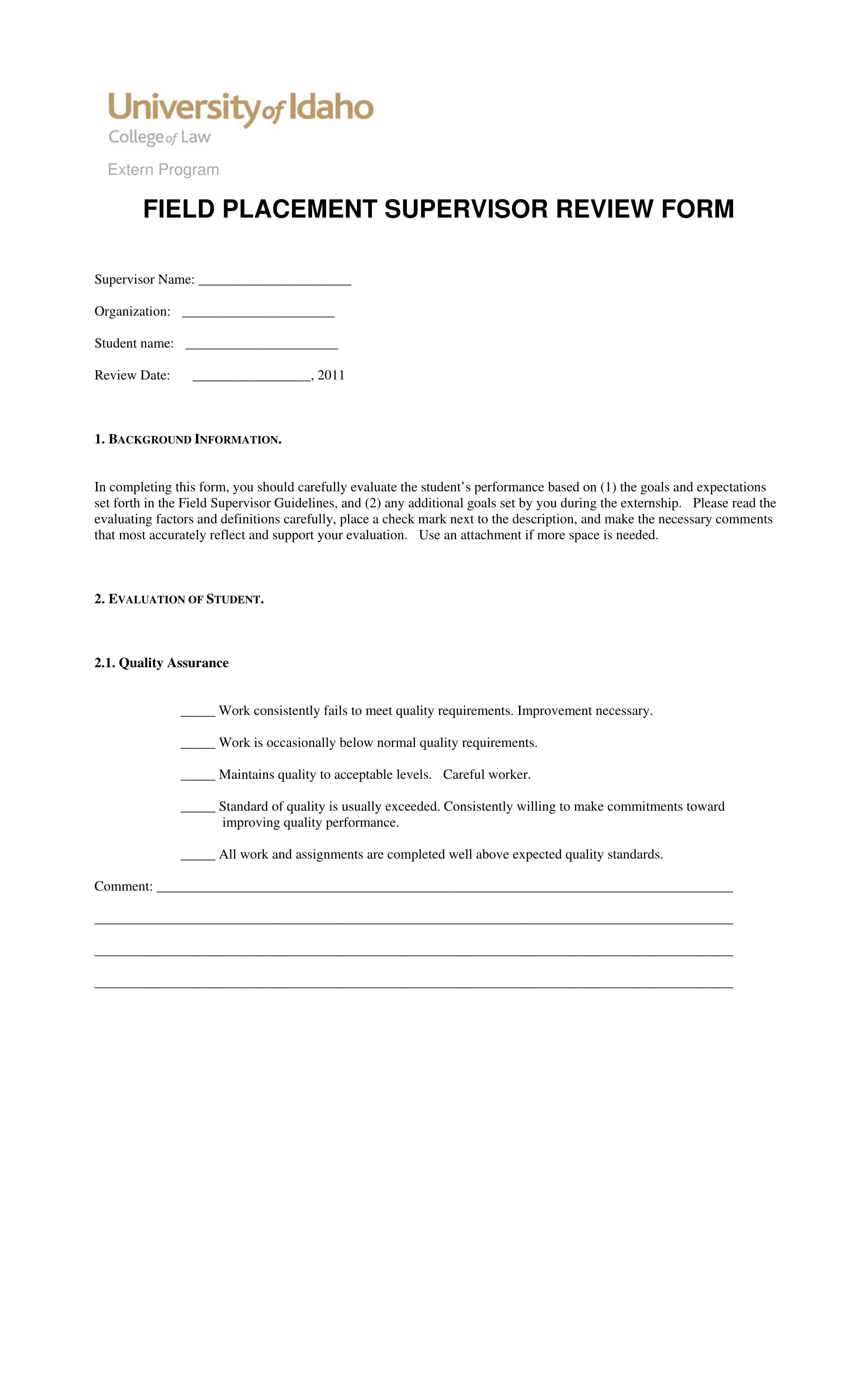 FREE 14+ Field Review Forms in PDF | MS Word