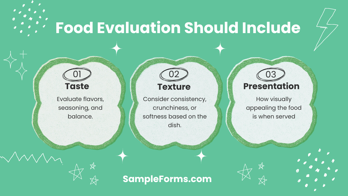 FREE 18+ Food Evaluation Form Samples, PDF, MS Word, Google Docs