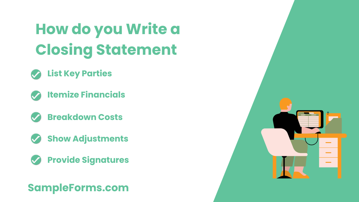 FREE 14+ Closing Statement Forms in PDF | MS Word