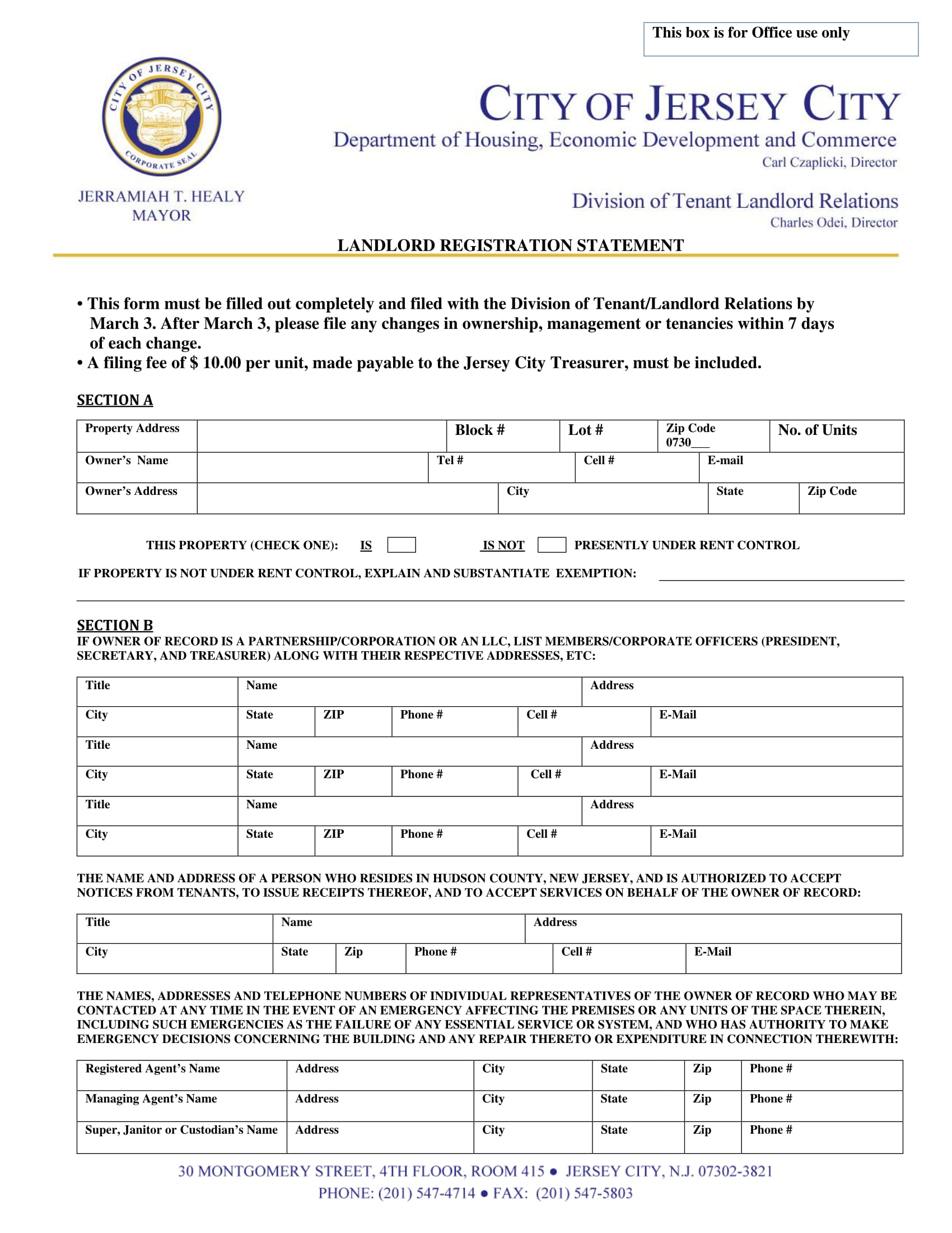 FREE 14+ Landlord Statement Forms in PDF | MS Word