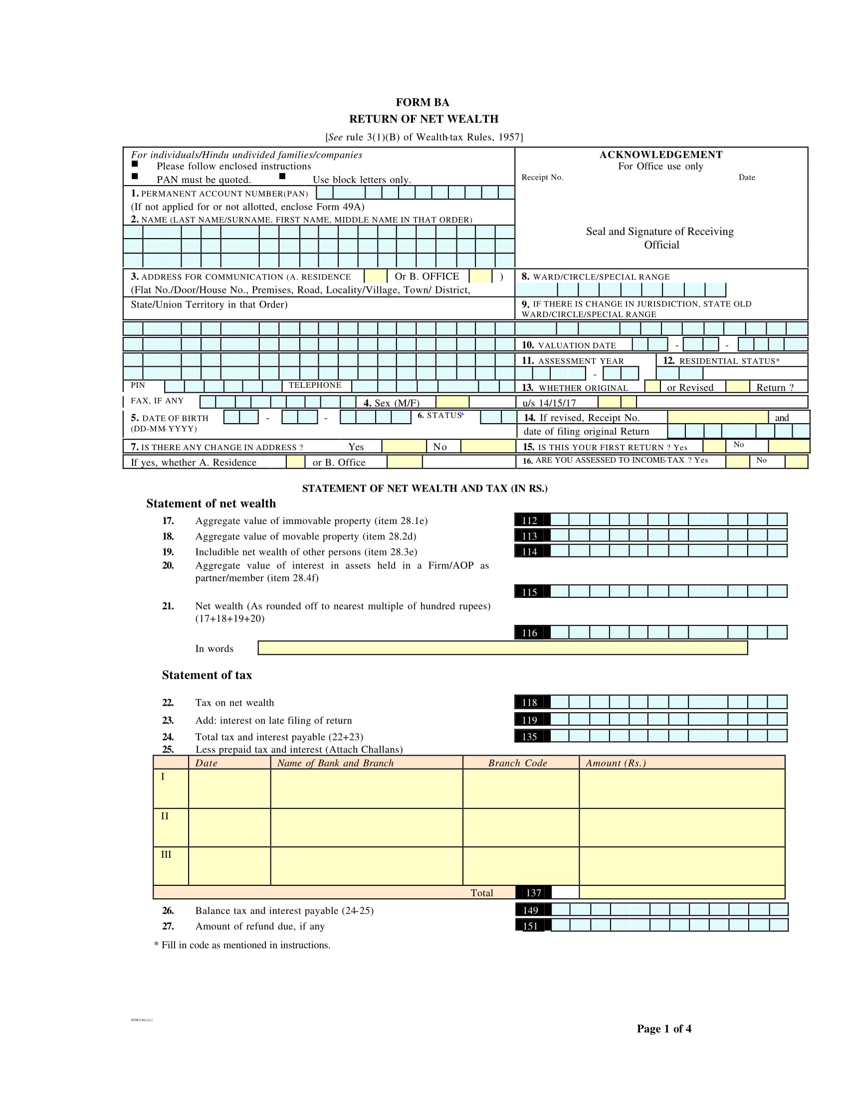 FREE 14+ Wealth Statement Forms in PDF | MS Word | Excel