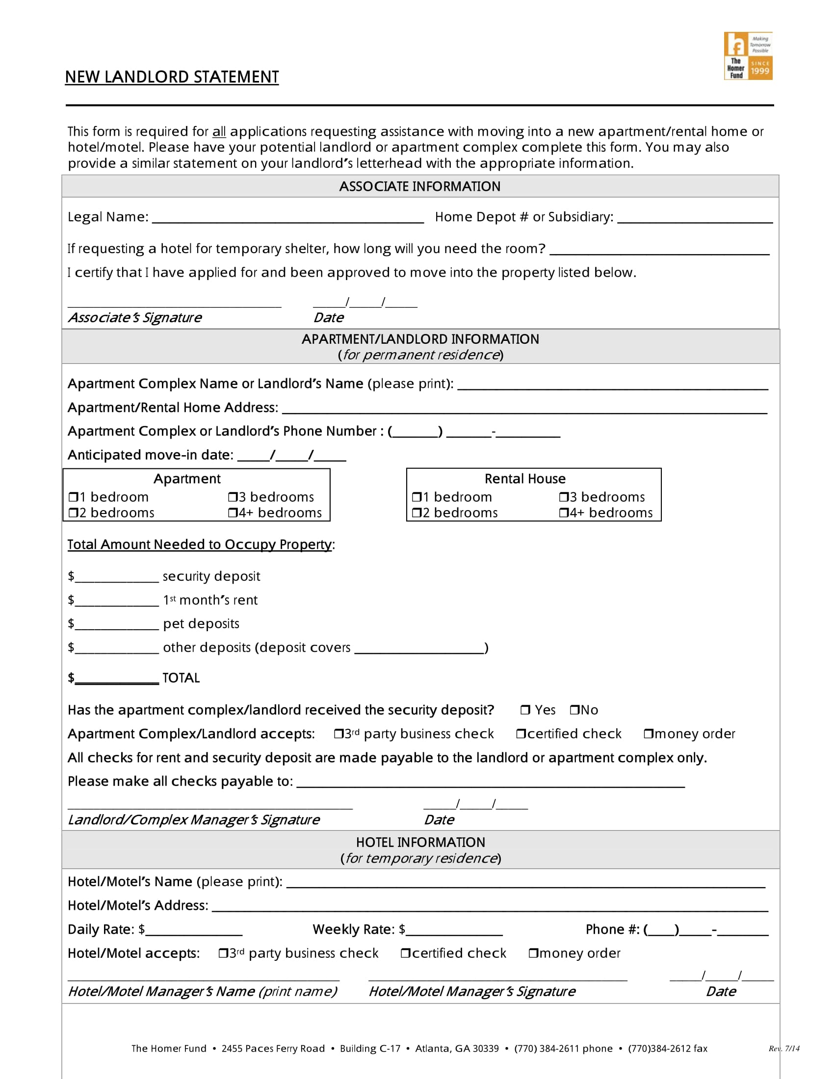 FREE 14+ Landlord Statement Forms in PDF | MS Word
