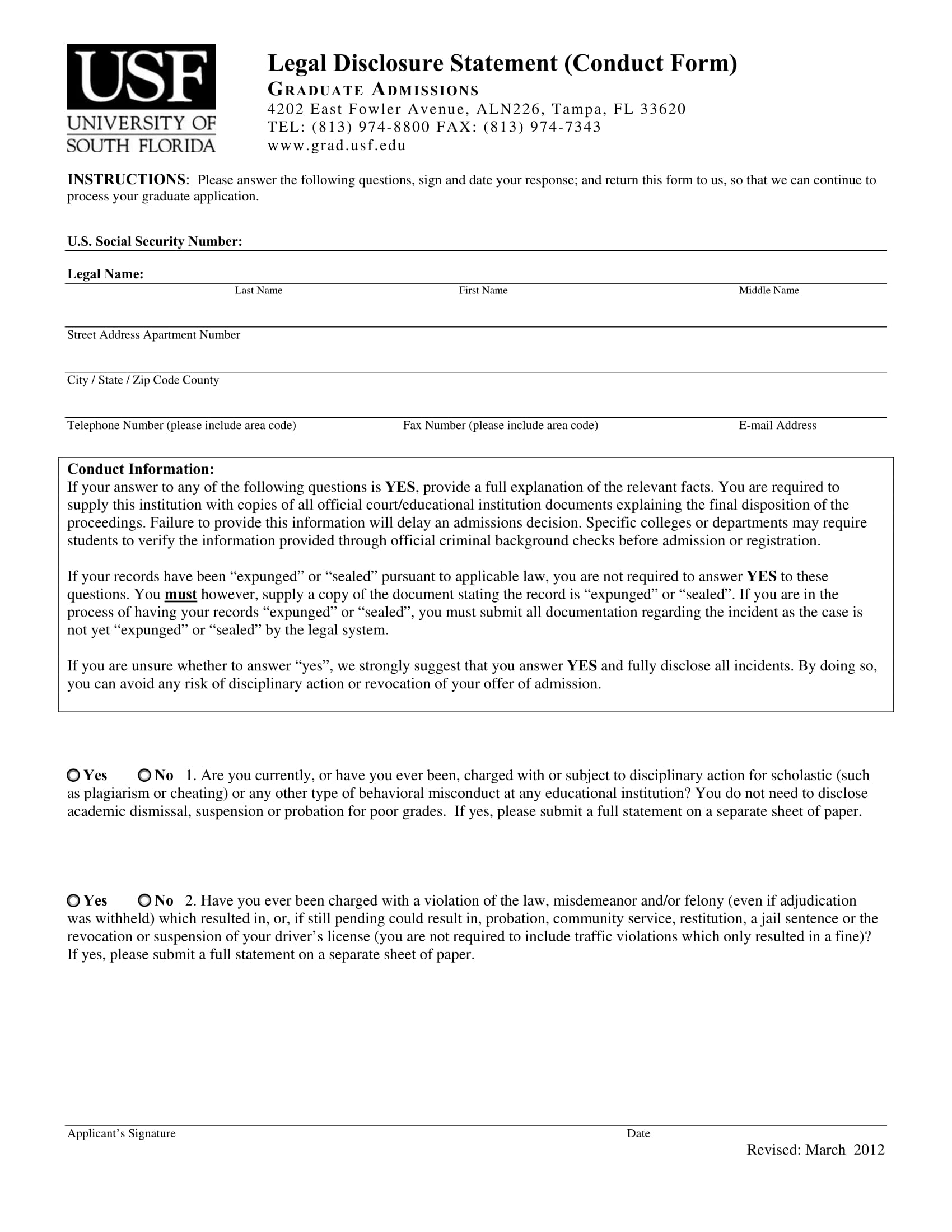 FREE 14+ Official Statement Forms in PDF | MS Word