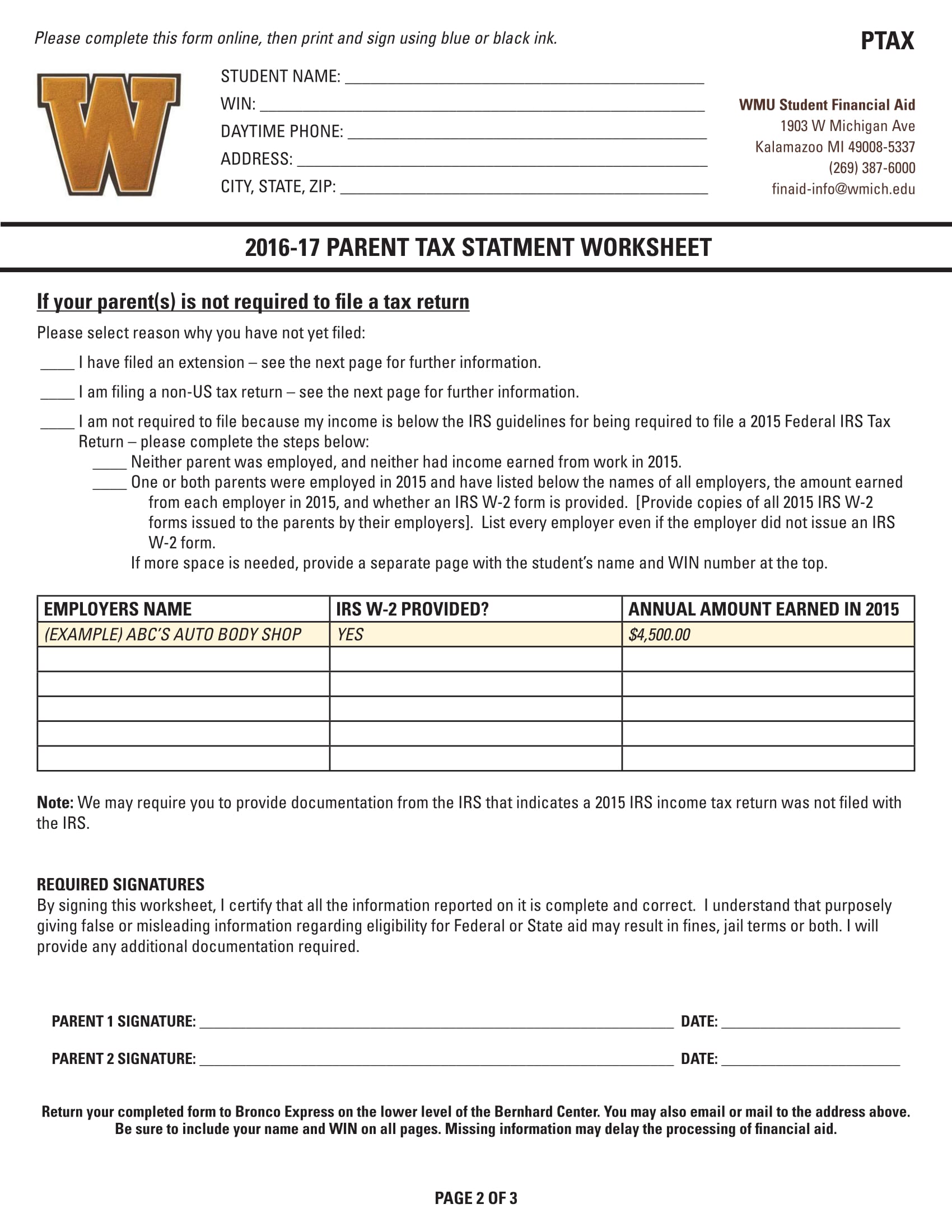 FREE 14+ Tax Statement Forms in PDF | MS Word