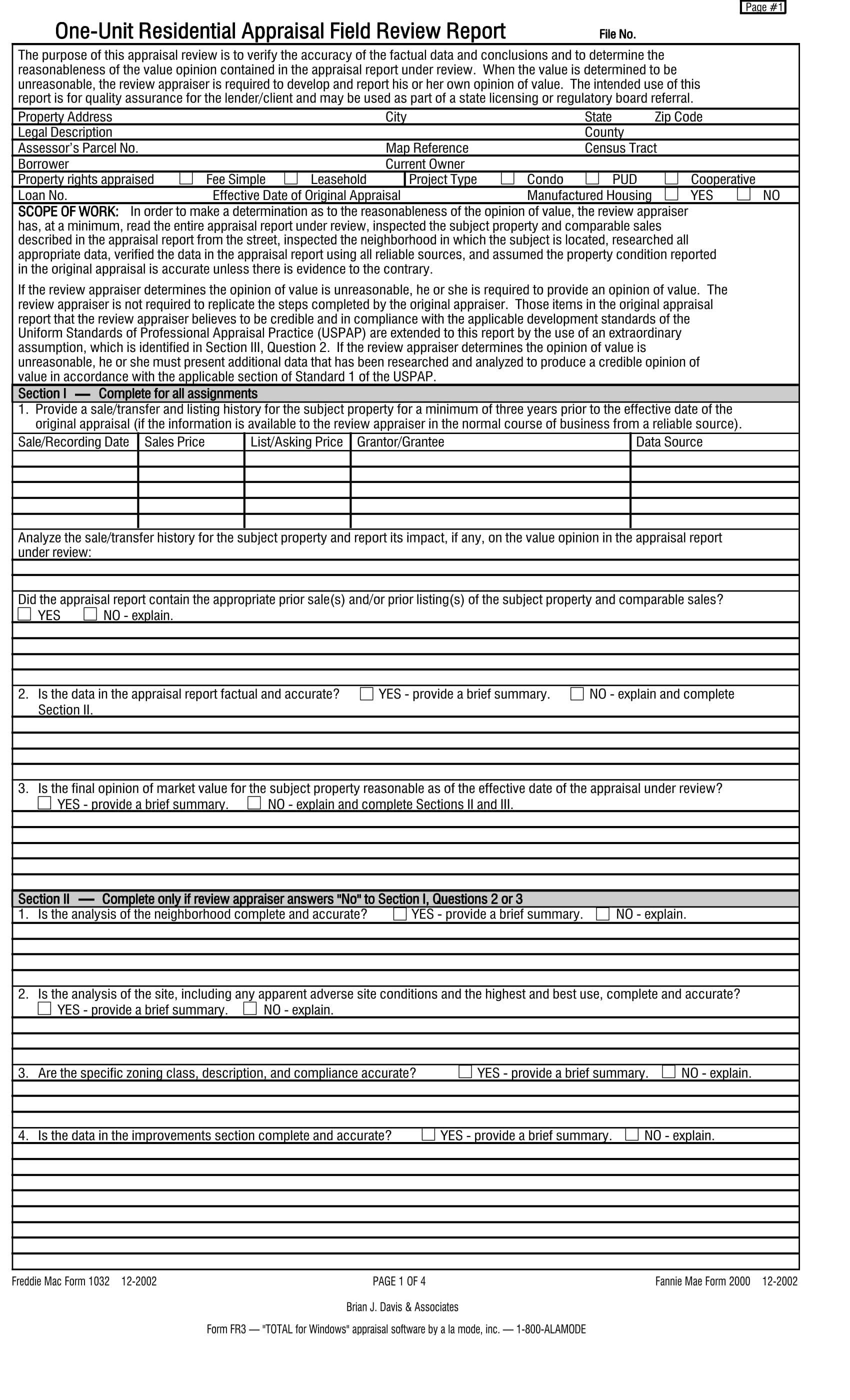FREE 14+ Field Review Forms in PDF | MS Word