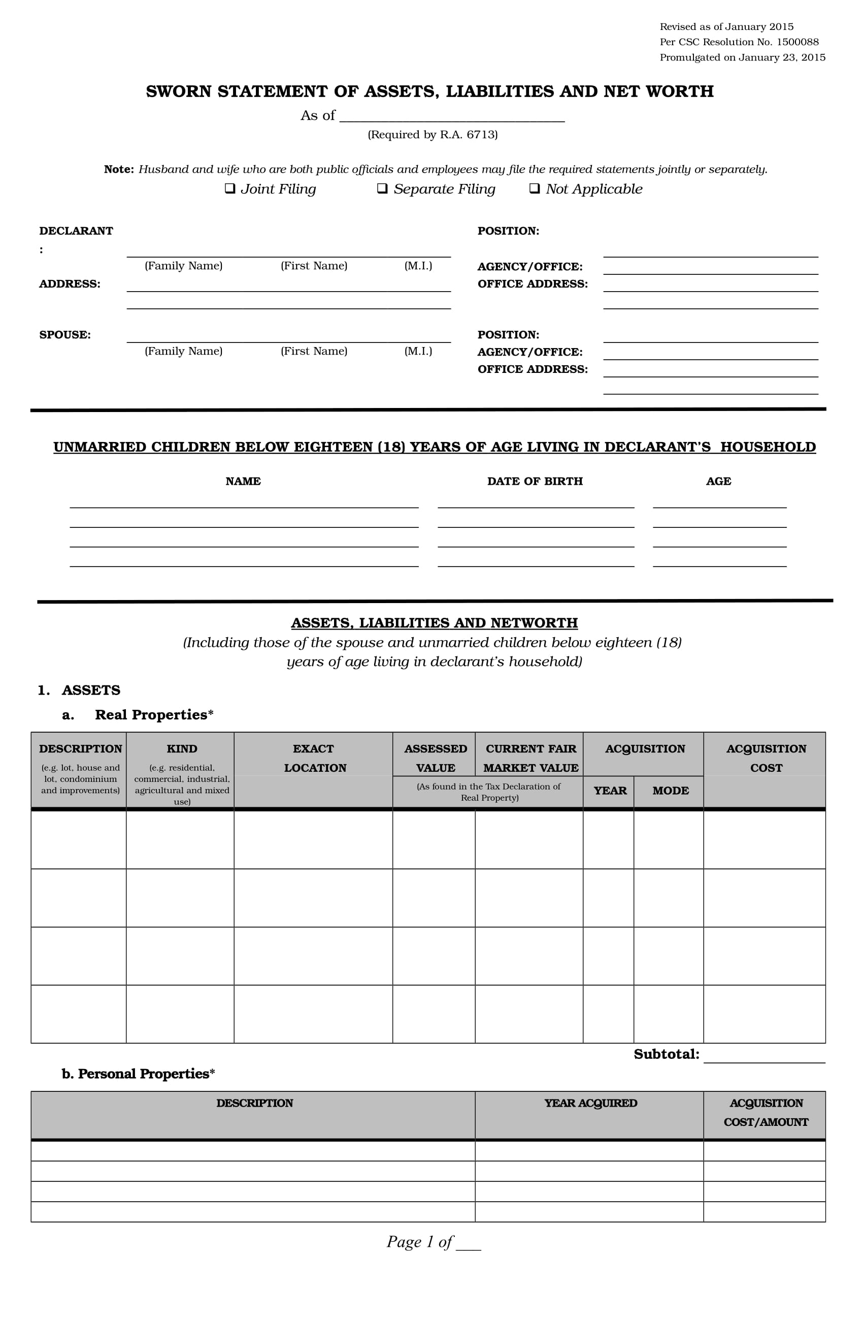 31+ Statement Forms in MS Word | PDF | Excel