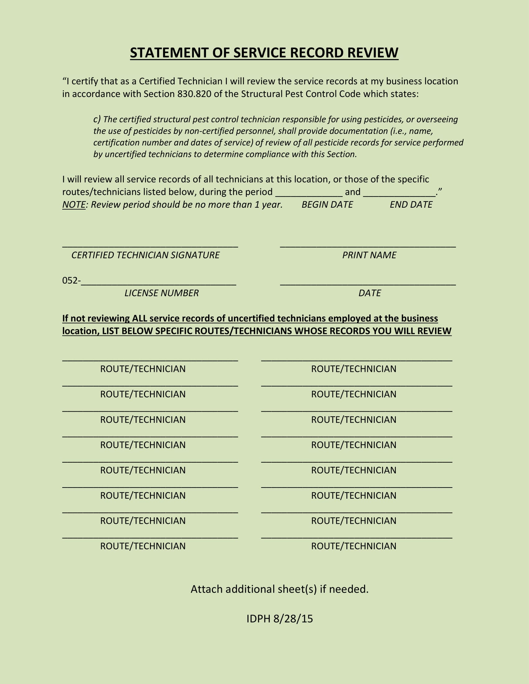 FREE 14+ Record Review Forms in PDF | MS Word